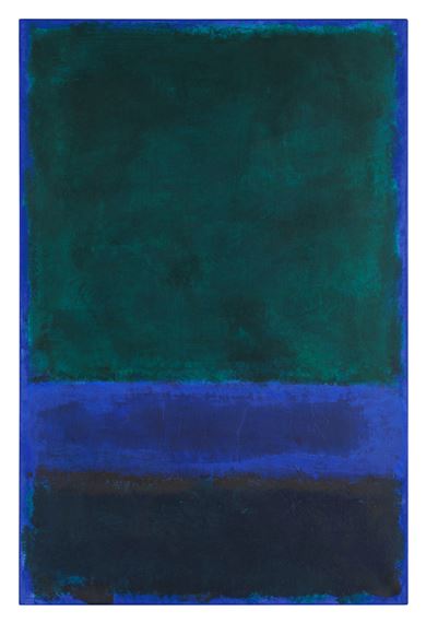Mark Rothko | Black Blue Painting (1968) | MutualArt
