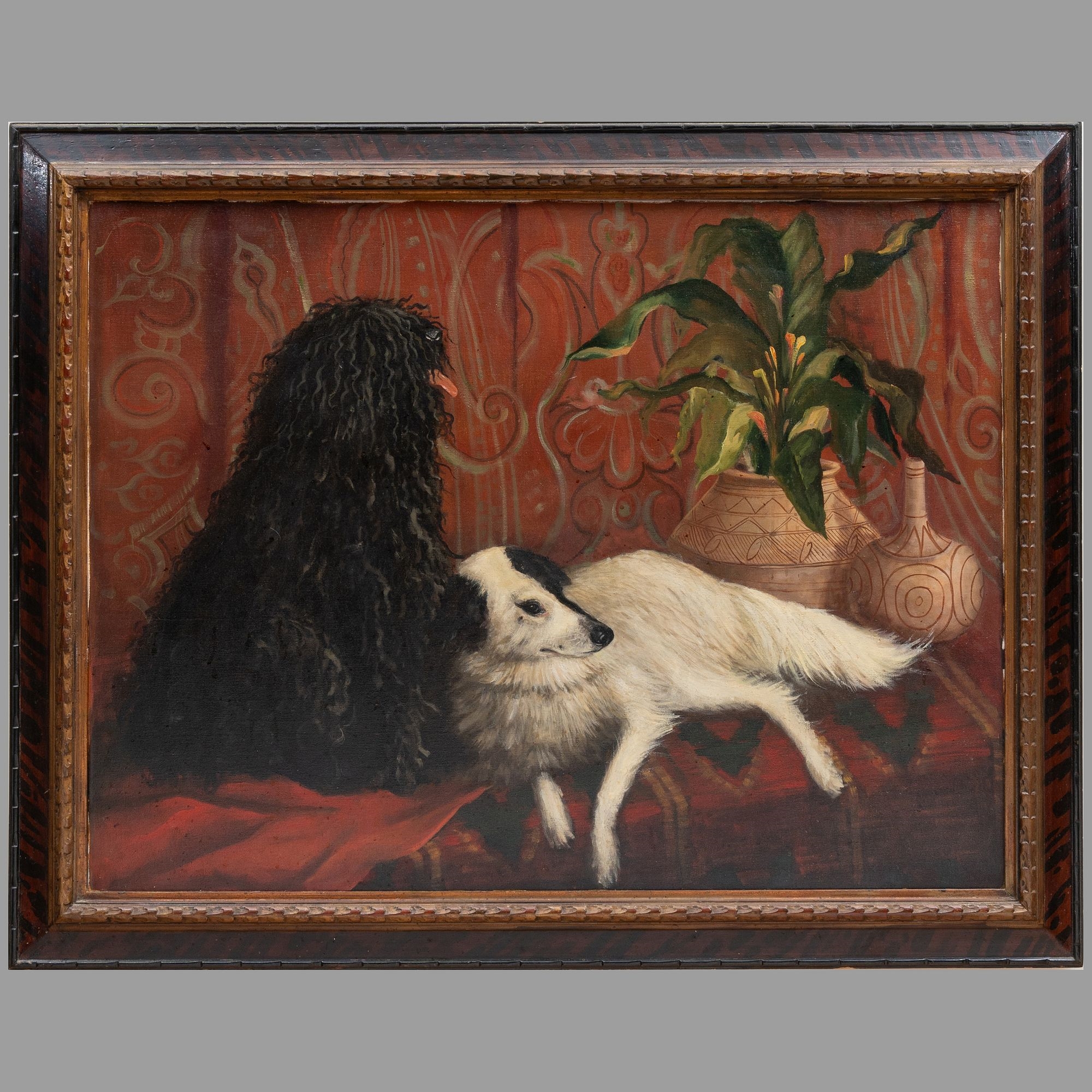 Tony Coffey | Tony Coffey (1930-1981): Portrait of Niall Smith's Dogs ...