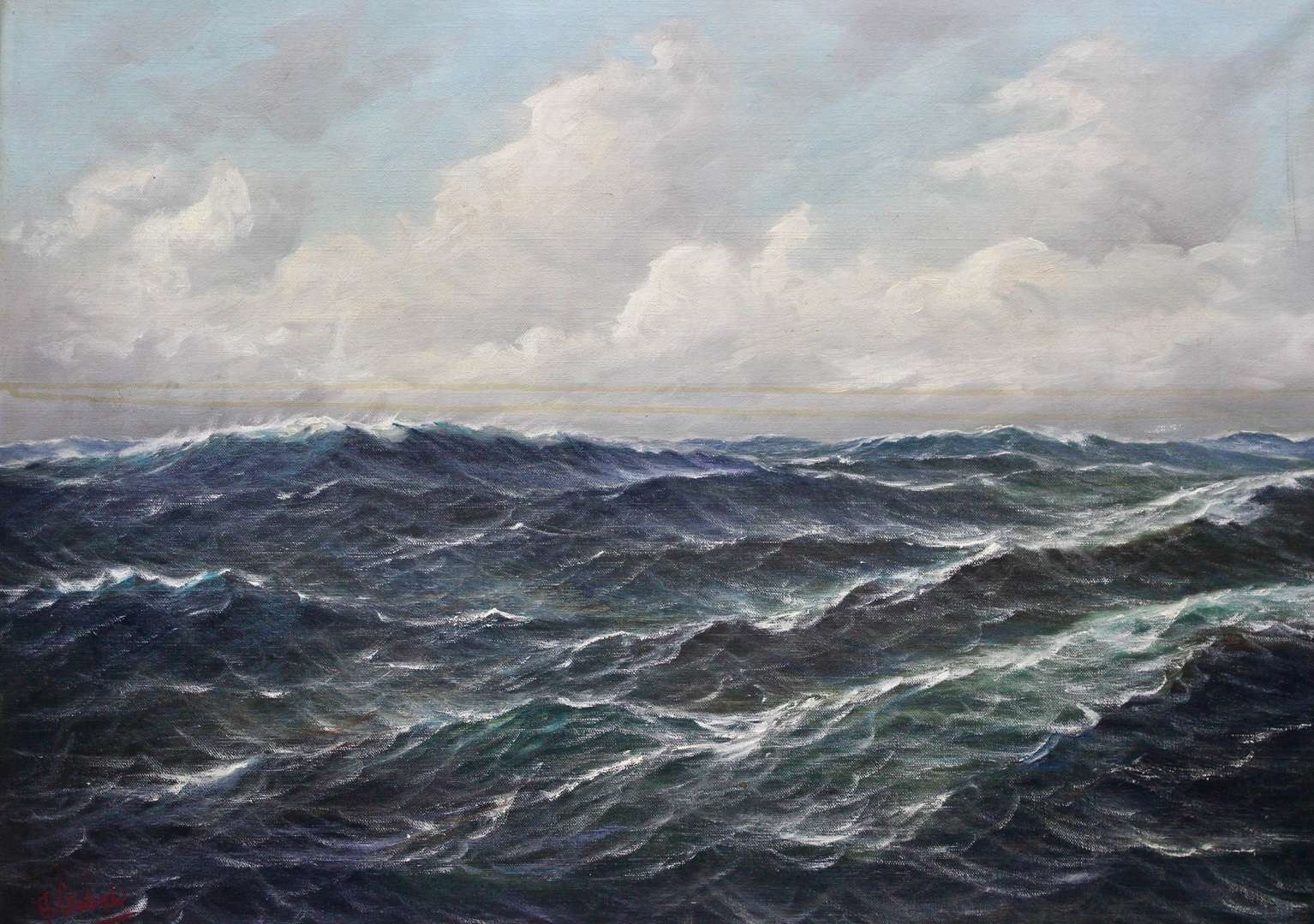 Alfred Gabali | Zeegezicht | MutualArt