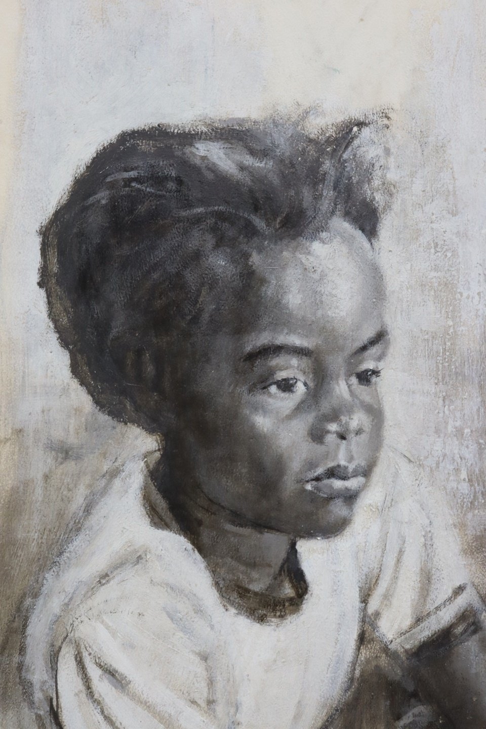 Ernest Crichlow | Portrait of Young Girl, 1965 (1925) | MutualArt
