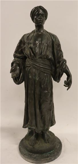 René Charles Masse | Large Bronze Sculpture of an Arab boy (1855 ...