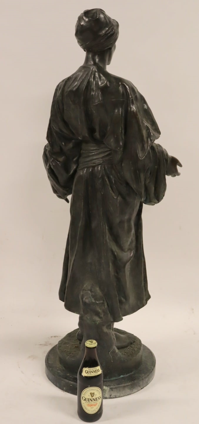 René Charles Masse | Large Bronze Sculpture of an Arab boy (1855 ...