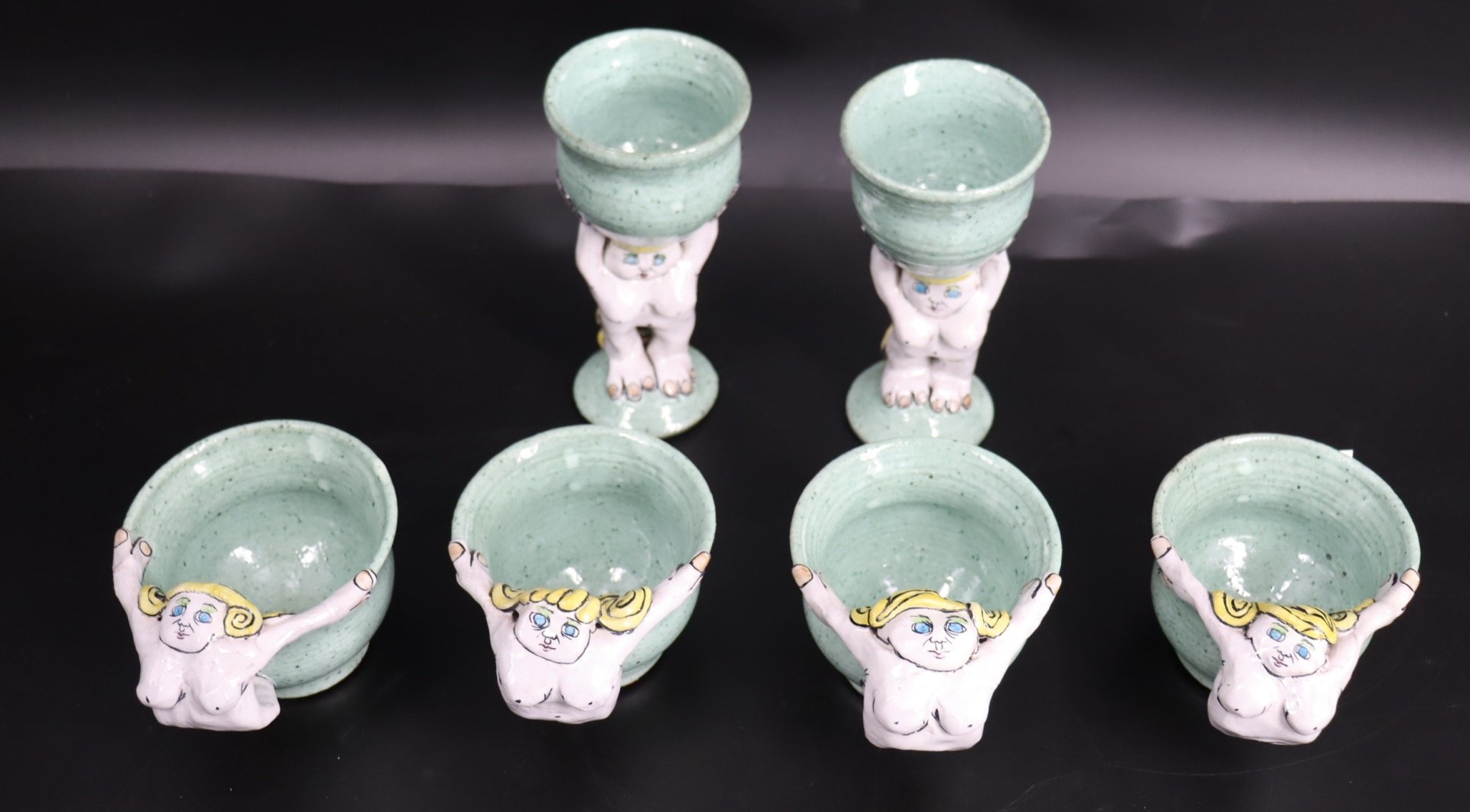 Jane Peiser | 6 Glazed ceramic vessels (1932) | MutualArt