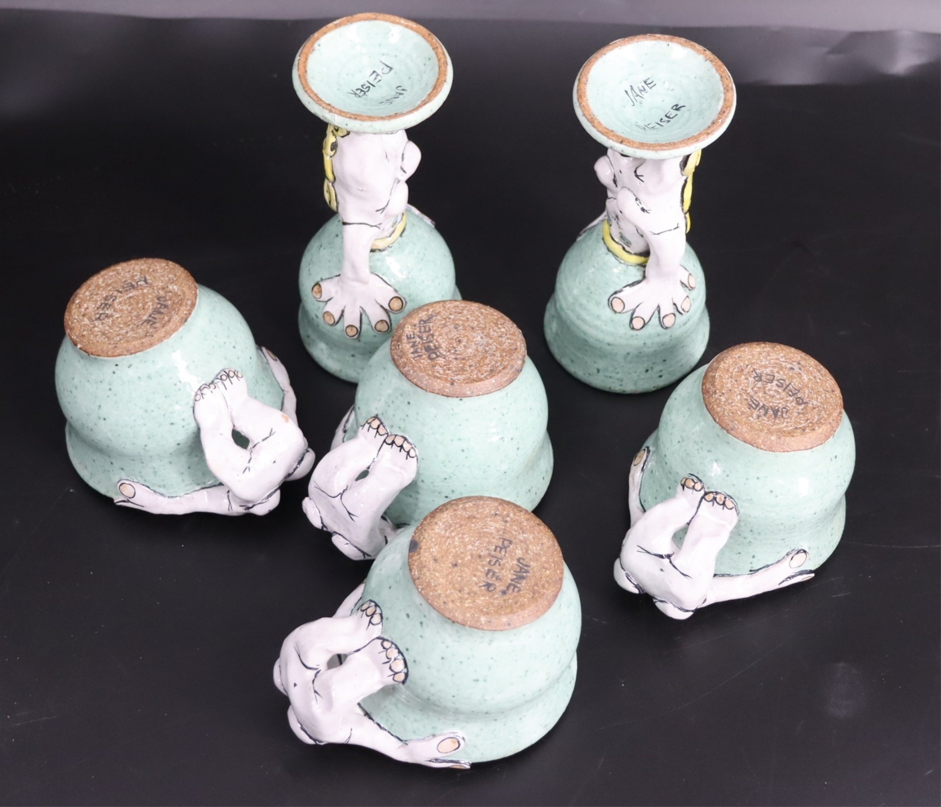 Jane Peiser | 6 Glazed ceramic vessels (1932) | MutualArt