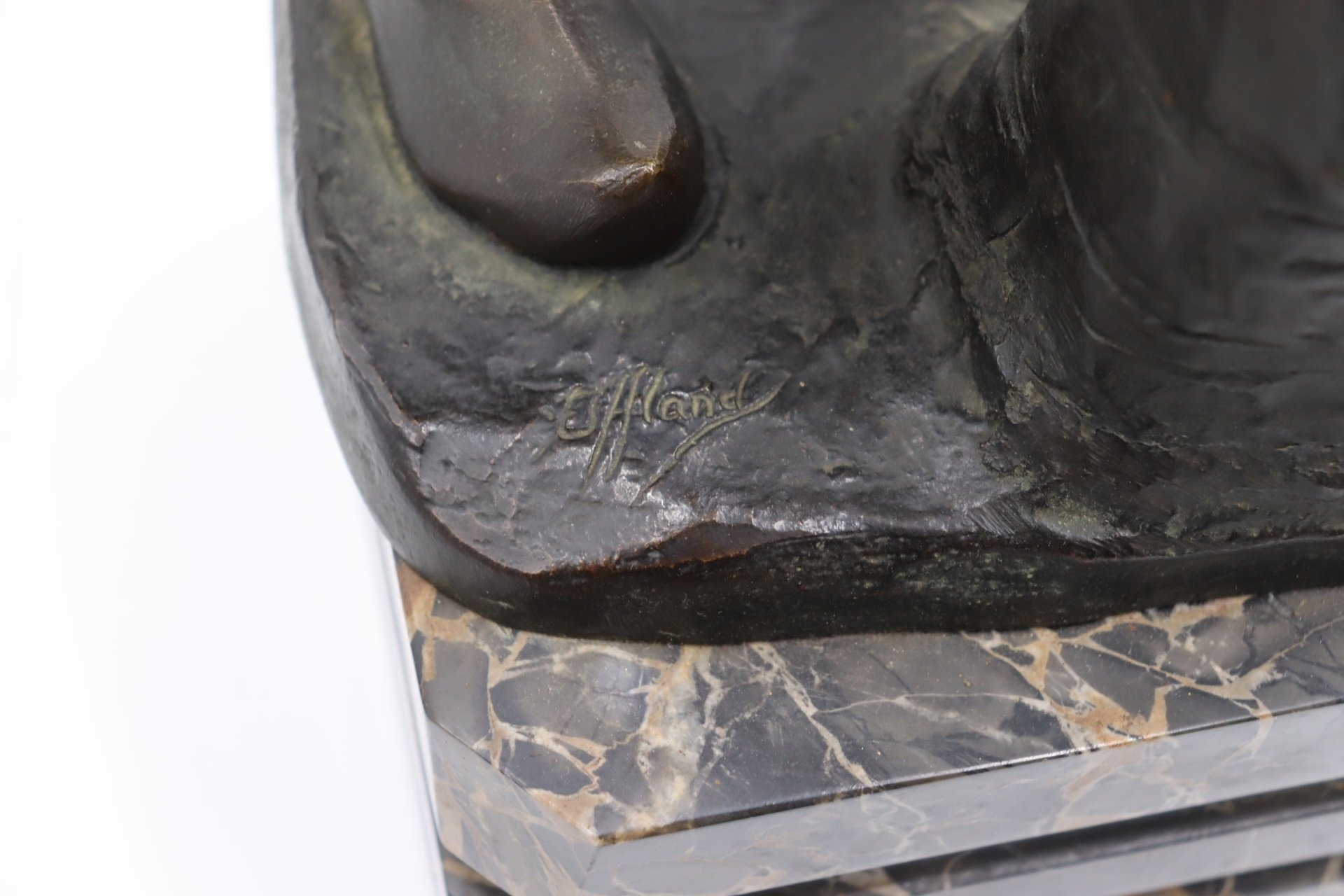 Hans Rieder | 2 well executed industrial style bronzes in nice original ...