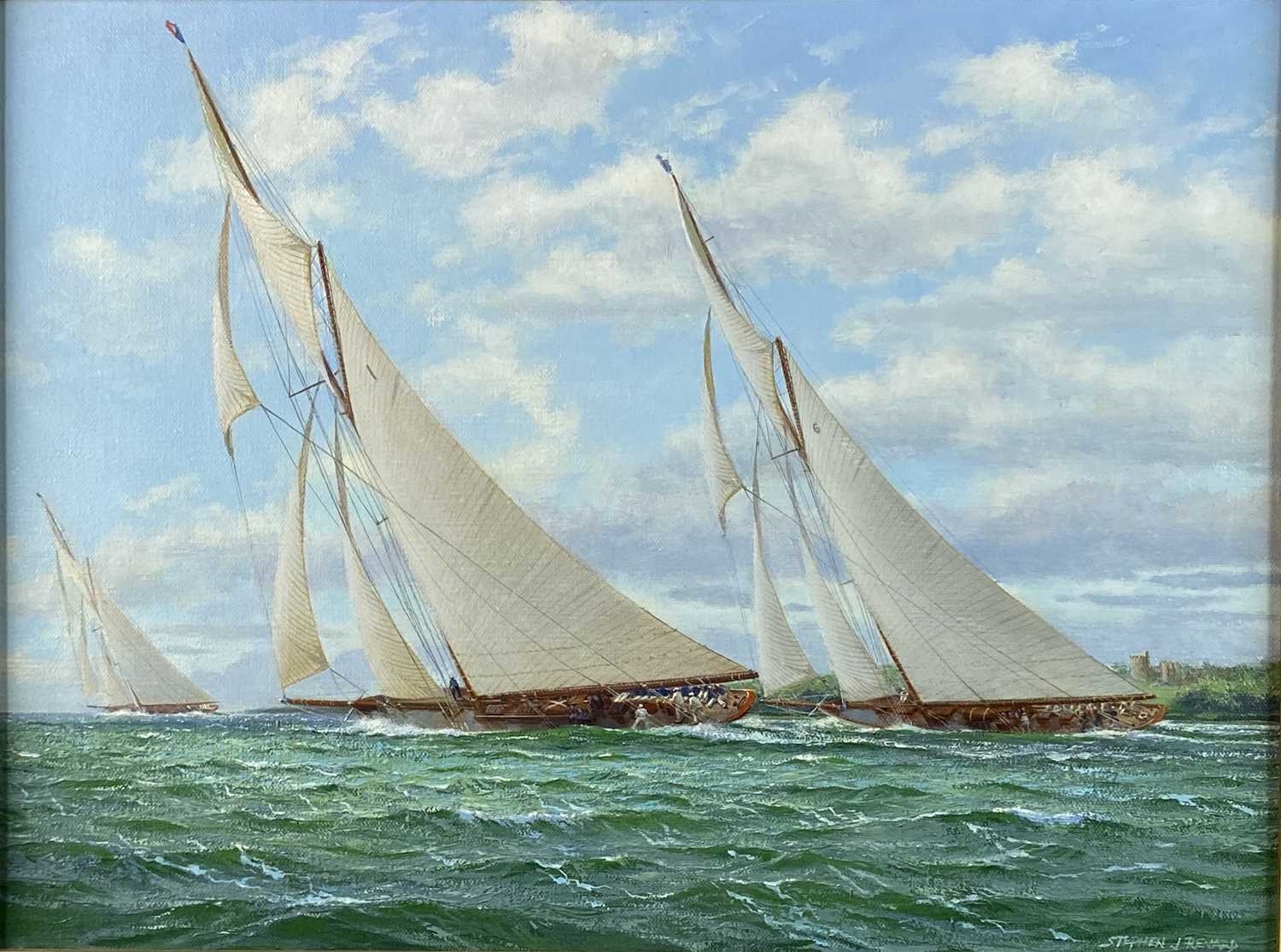 Stephen J. Renard | Westward and Britannia leading the pack off Norris ...