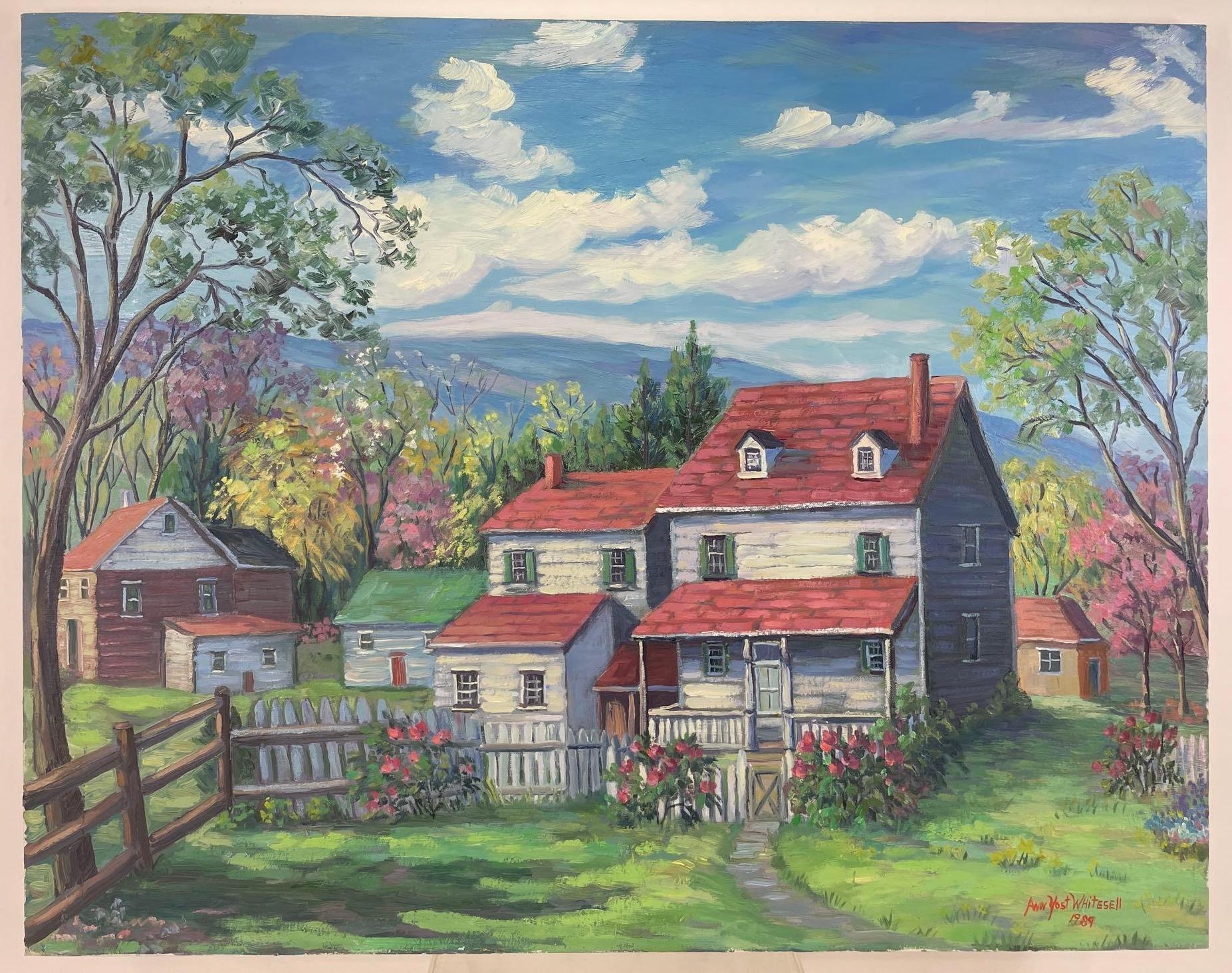 Ann Yost Whitesell | The Old Houses (1981) | MutualArt
