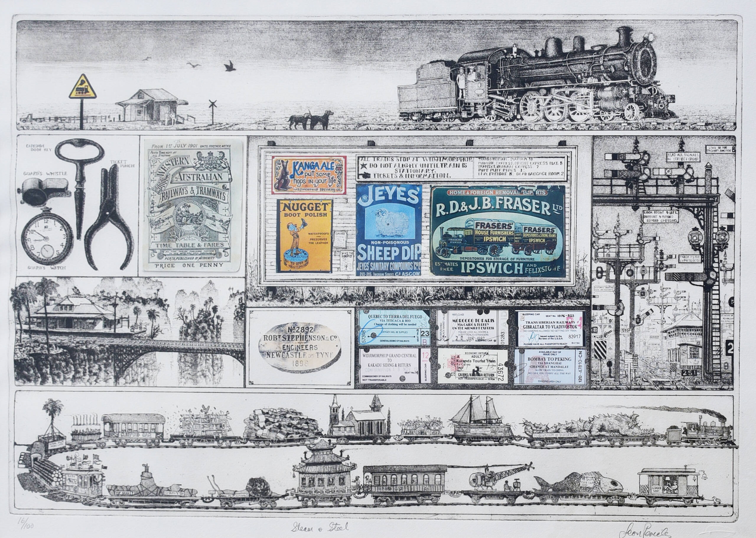 Leon Pericles | Steam and Steel (1949) | MutualArt