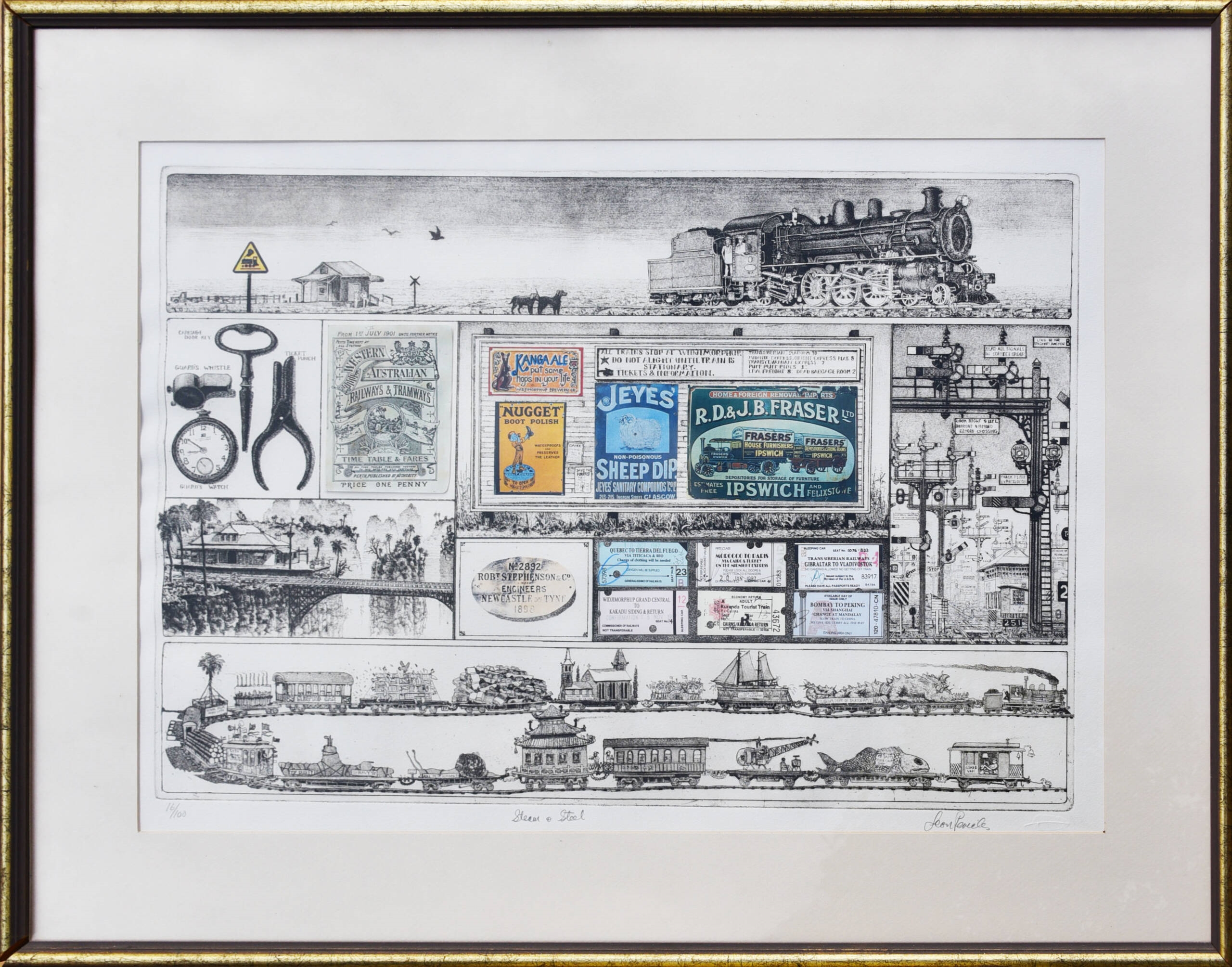 Leon Pericles | Steam and Steel (1949) | MutualArt