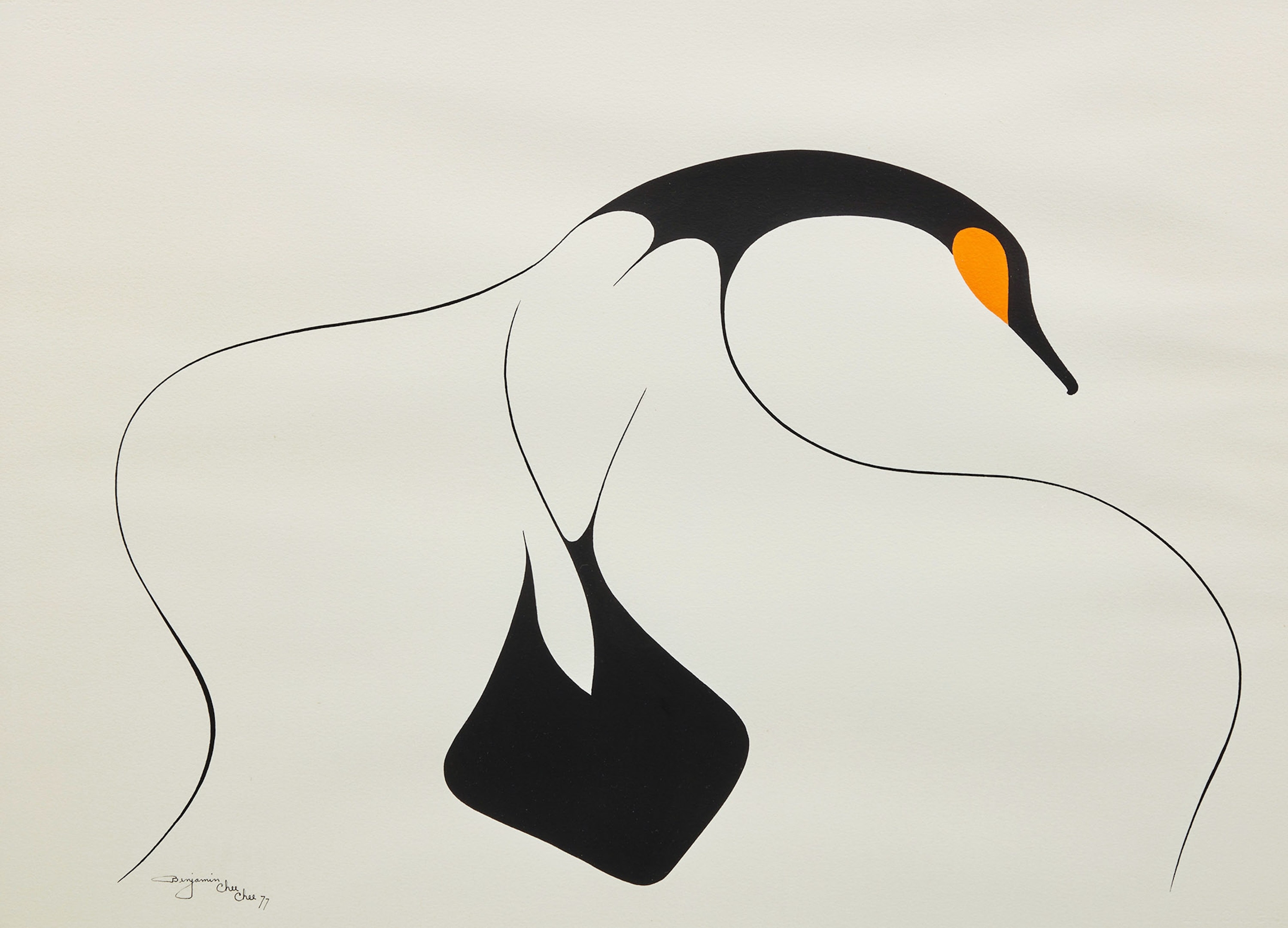 Benjamin Chee Chee | Bird (1977) | MutualArt