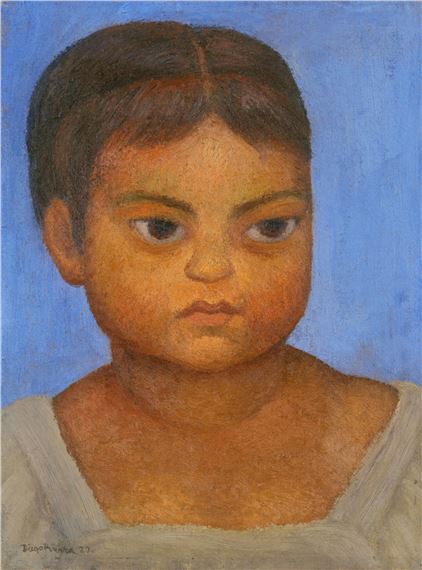 Diego Rivera | Retrato de Delfina Flores (1927) | MutualArt