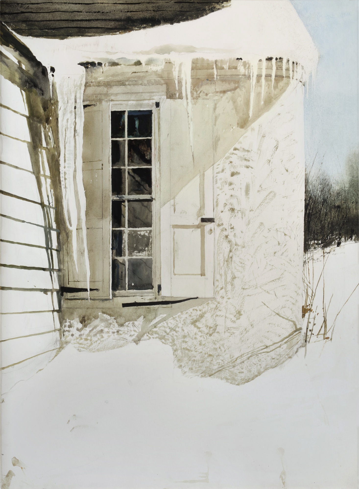 Andrew Wyeth | John Lynch (Study for Buzzard's Glory ) (1968) | MutualArt