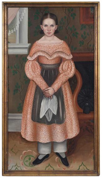 Henry Walton | Full Length Portrait of Miss Stroh (Circa 1840s) | MutualArt