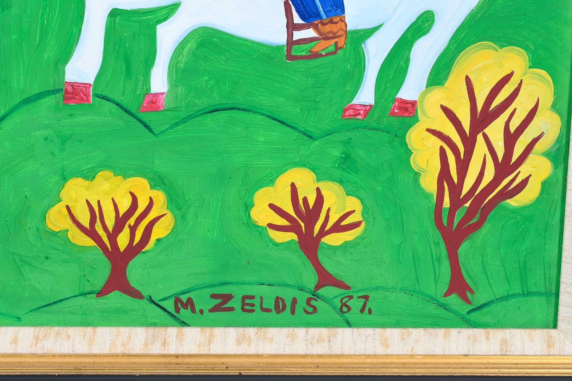 Malcah Zeldis | Abe Lincoln | MutualArt