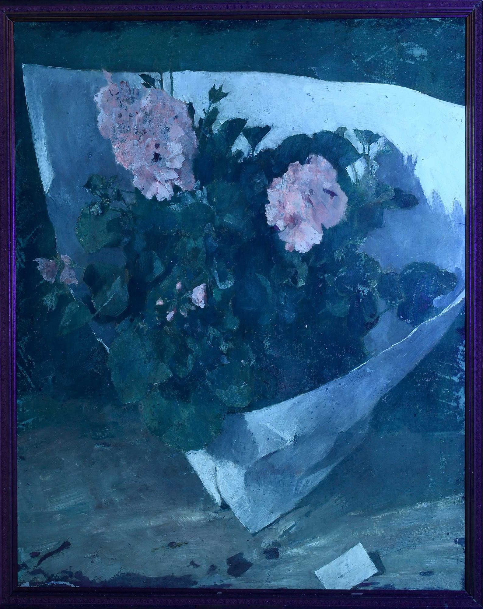 Emil Carlsen | Still Life with Geraniums | MutualArt