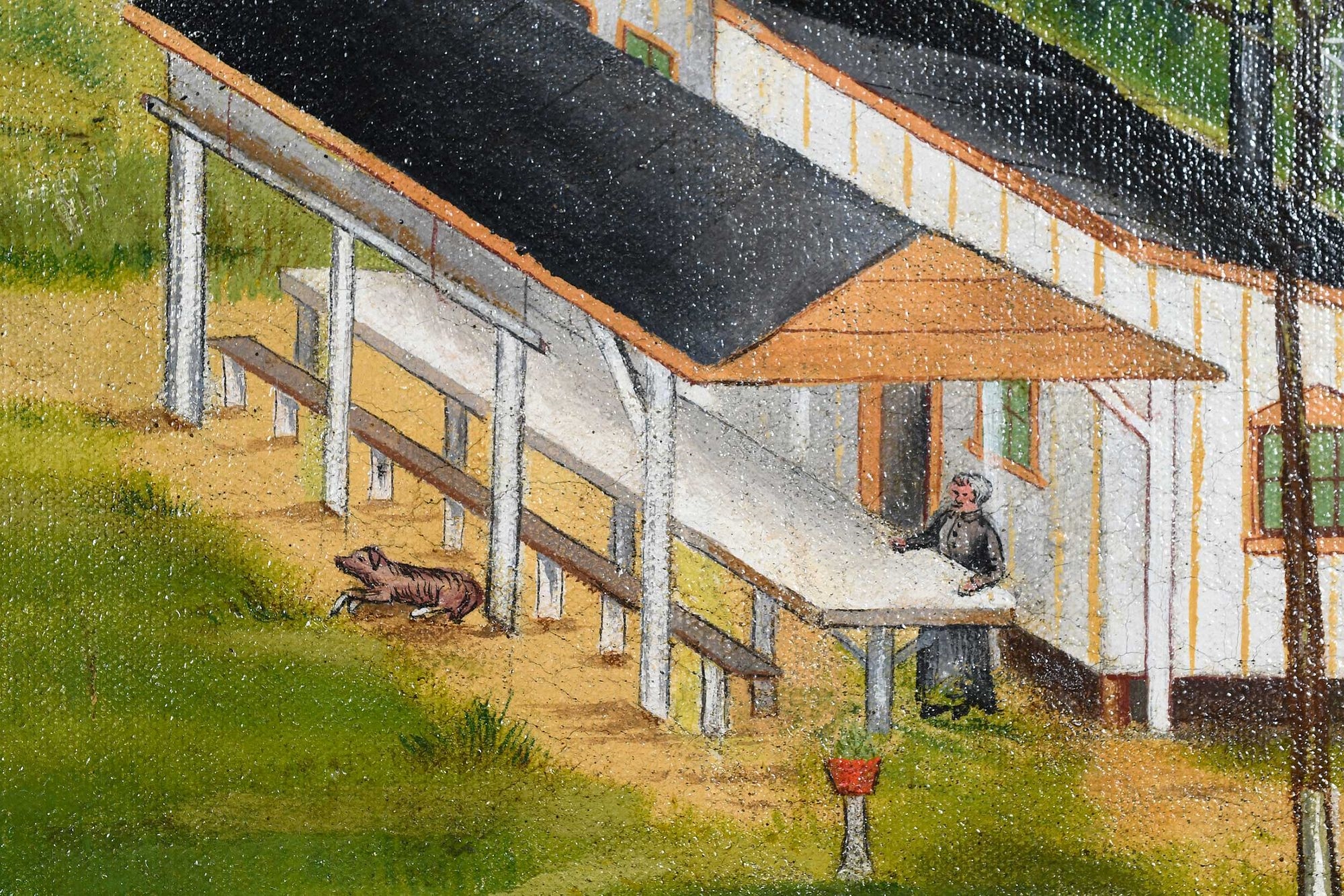 Lou Pitt | Hobo Fish Camp (20th Century) | MutualArt