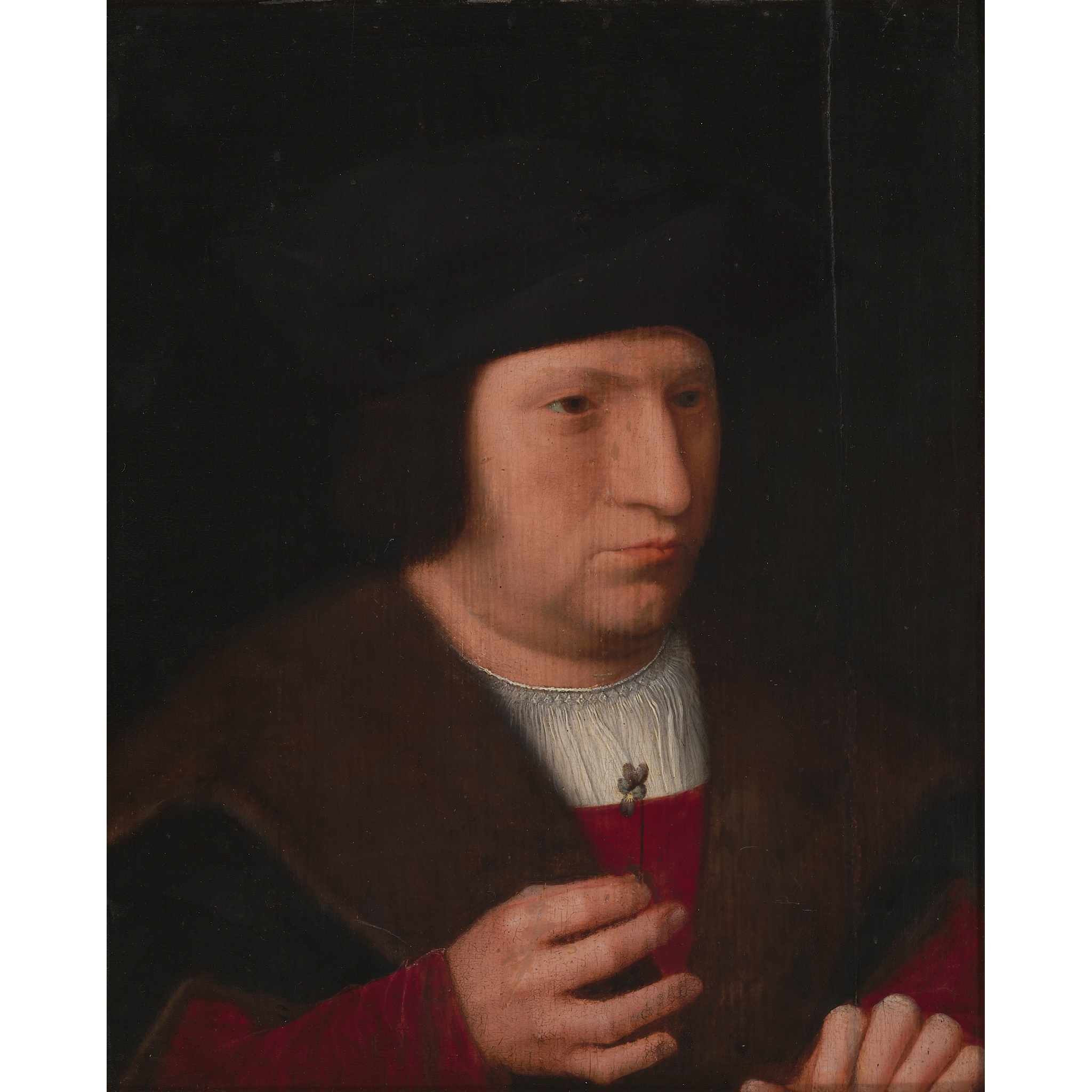 Netherlandish School, 16th Century | PORTRAIT OF A MAN IN FUR CAPE ...