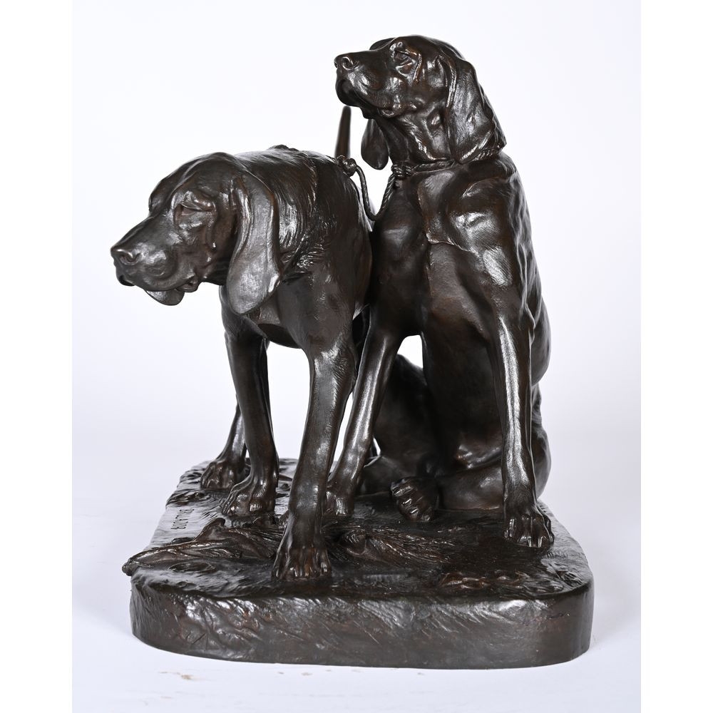Auguste Nicholas Cain | chiens de meute | MutualArt