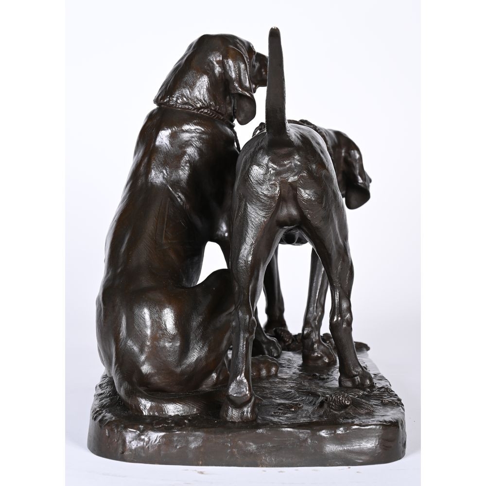 Auguste Nicholas Cain | chiens de meute | MutualArt