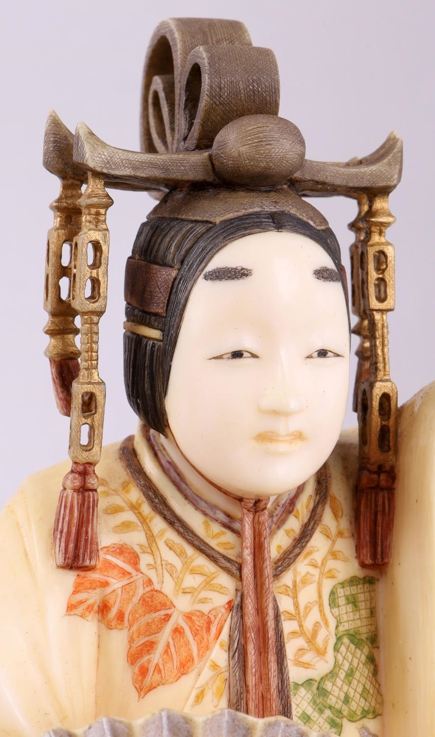 Japanese School, 20th Century | MEIJI PERIOD JAPANESE ANCESTORY IVORY ...