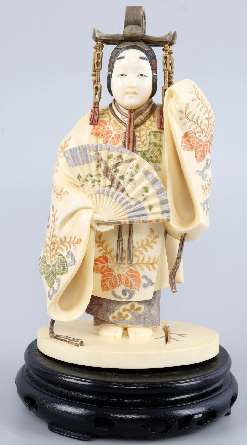 Japanese School, 20th Century | MEIJI PERIOD JAPANESE ANCESTORY IVORY ...
