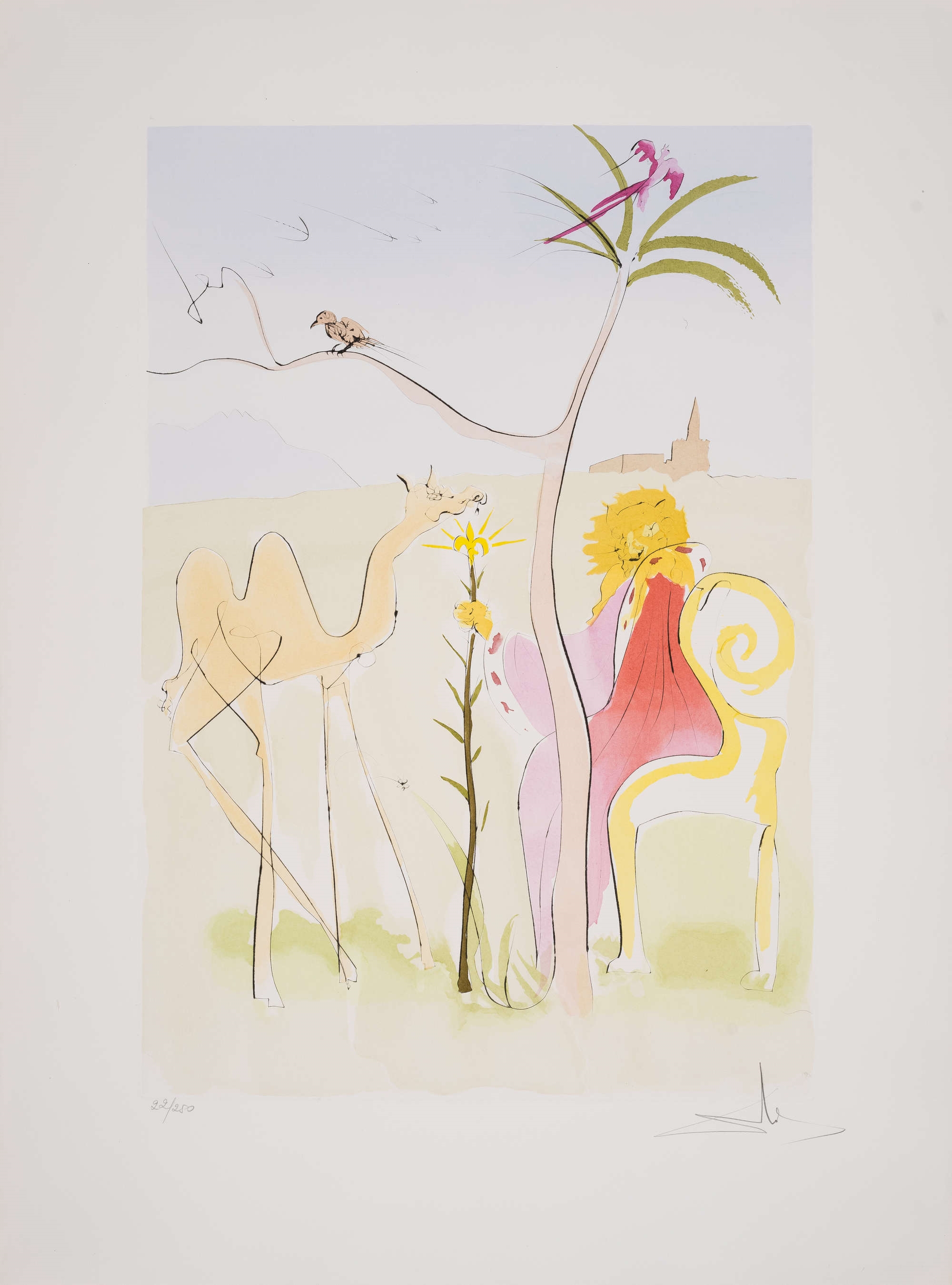 Salvador Dalí | La Cour du Lion (1974) | MutualArt