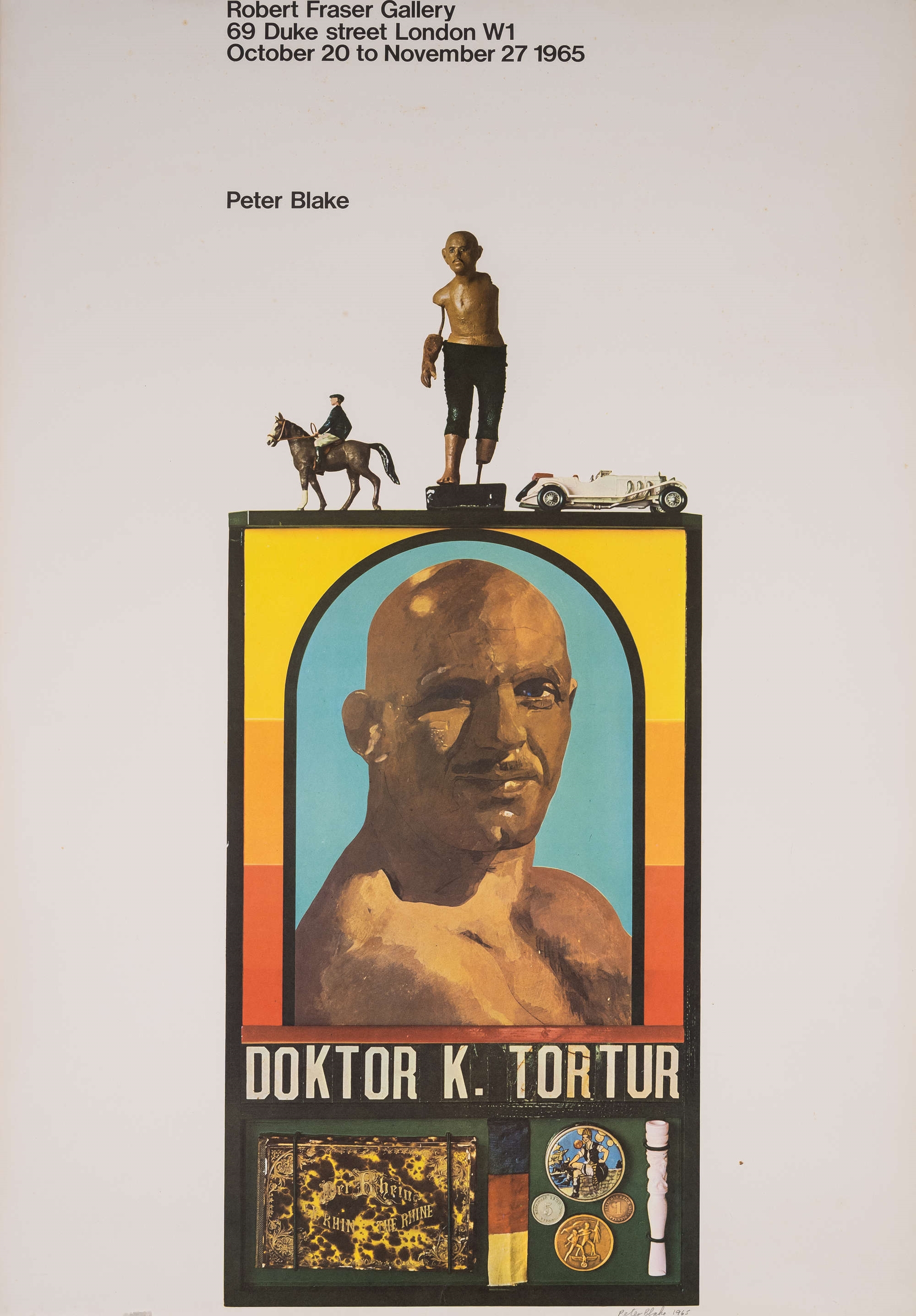 Peter Blake | Robert Fraser Gallery Exhibition Poster (1965) | MutualArt