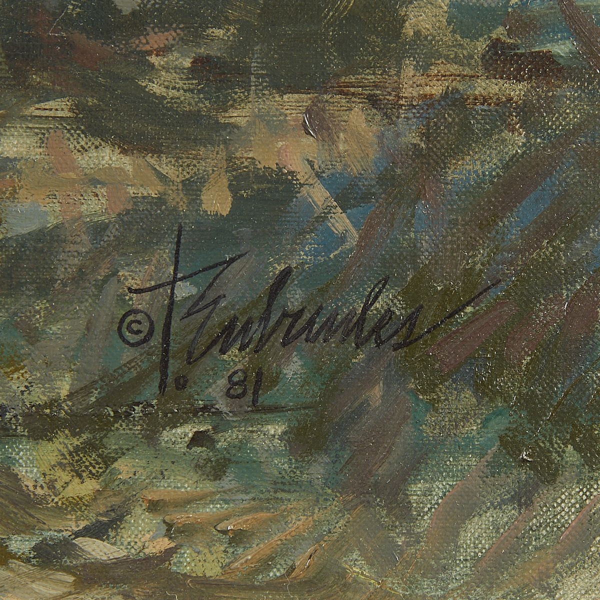 Tony Eubanks | Tony Eubanks Cowboy Oil Painting 1981 (2002 - 2007 ...