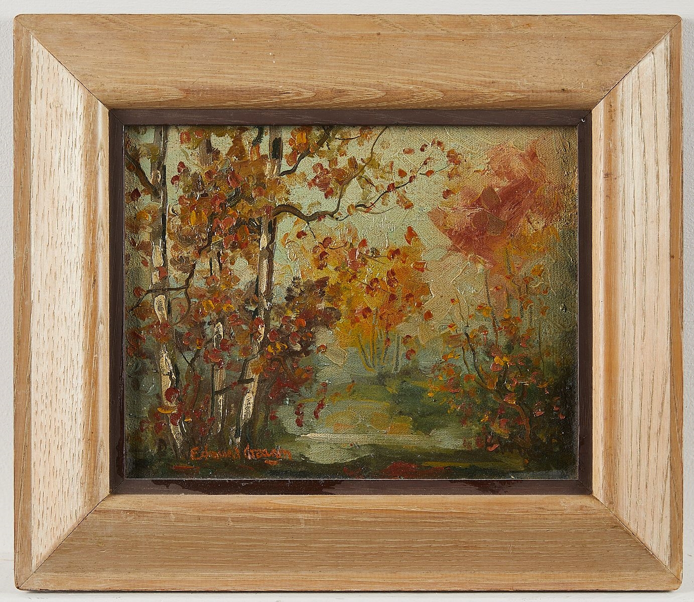 Edmund W. Greacen | Edmund Greacen Autumn Landscape Painting | MutualArt