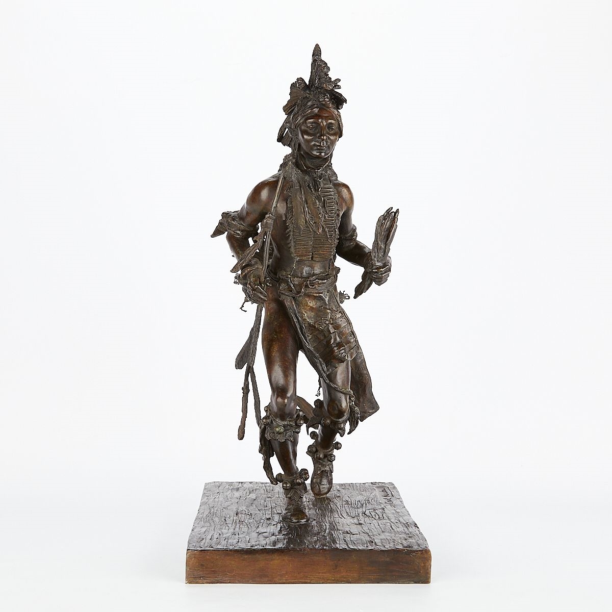 Carl Kauba | Carl Kauba Dancing Native American Bronze | MutualArt