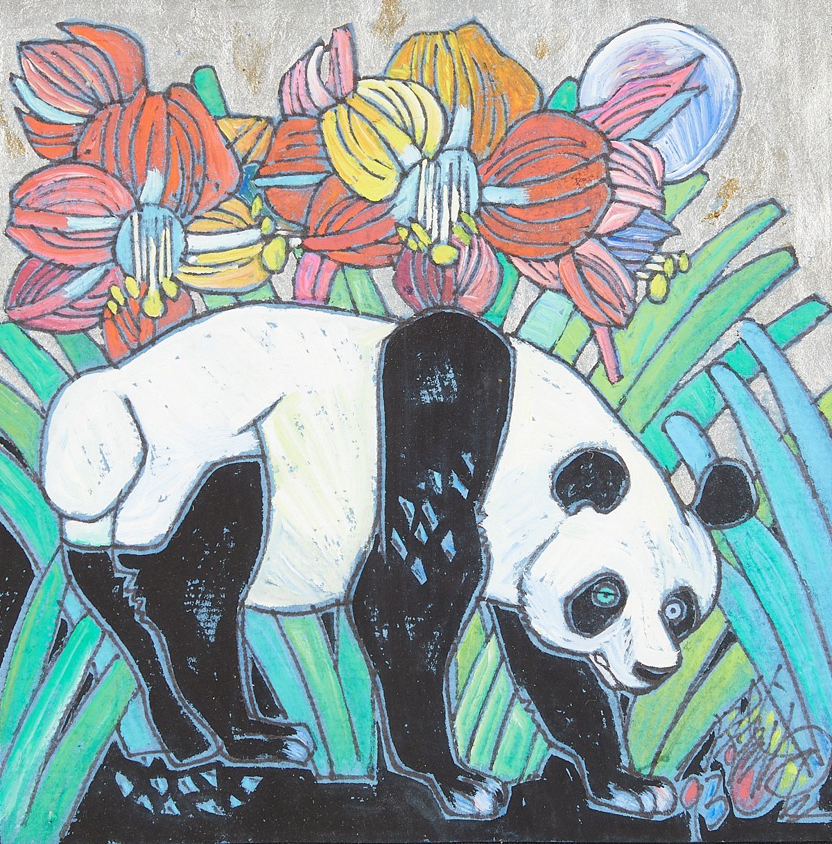 Jiang Tiefeng | Tiefeng Jiang Panda Painting 1993 (1993) | MutualArt