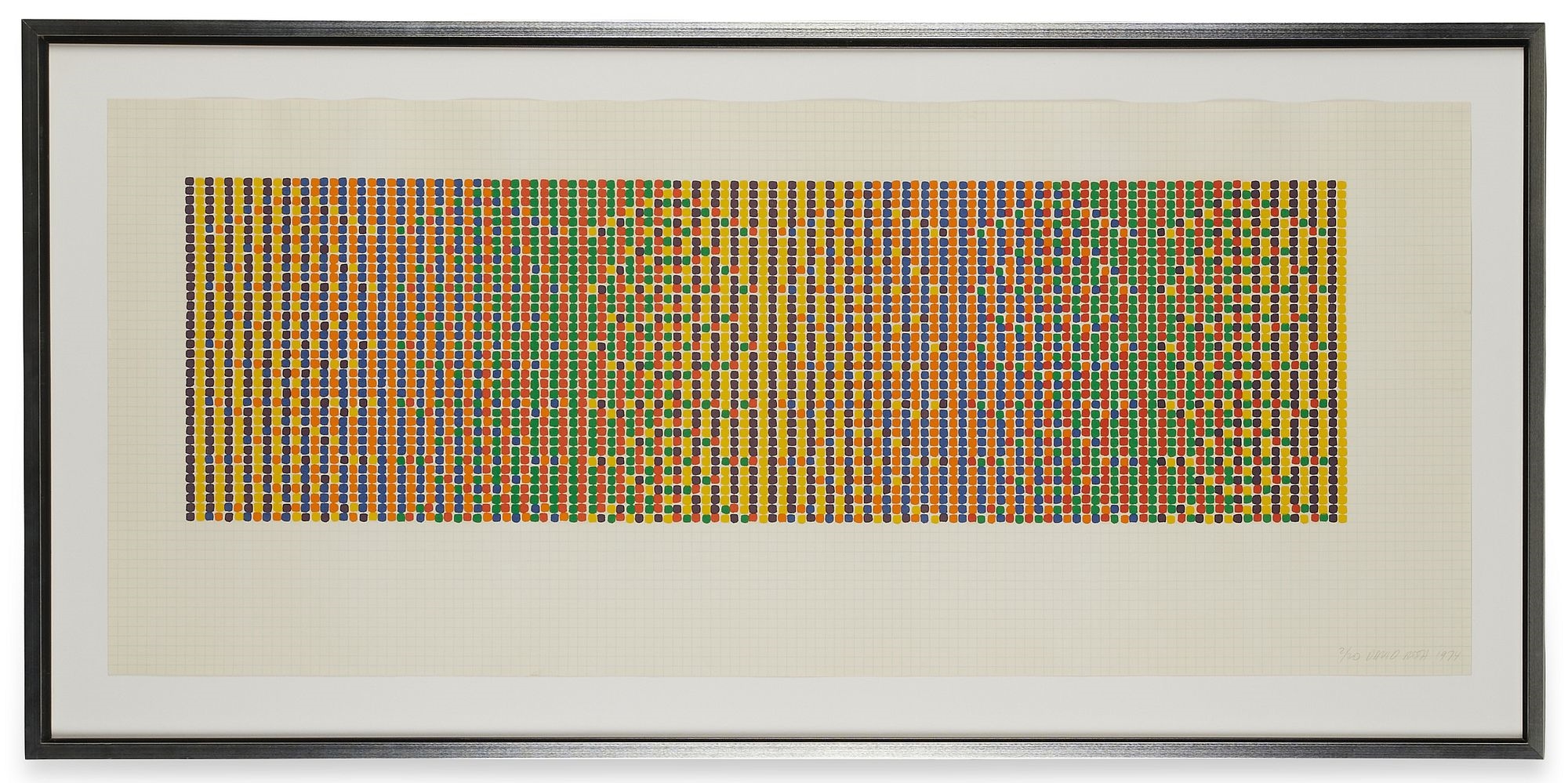 David Roth | David Roth Graph Paper Op-Art Serigraph 1974 (1974 ...