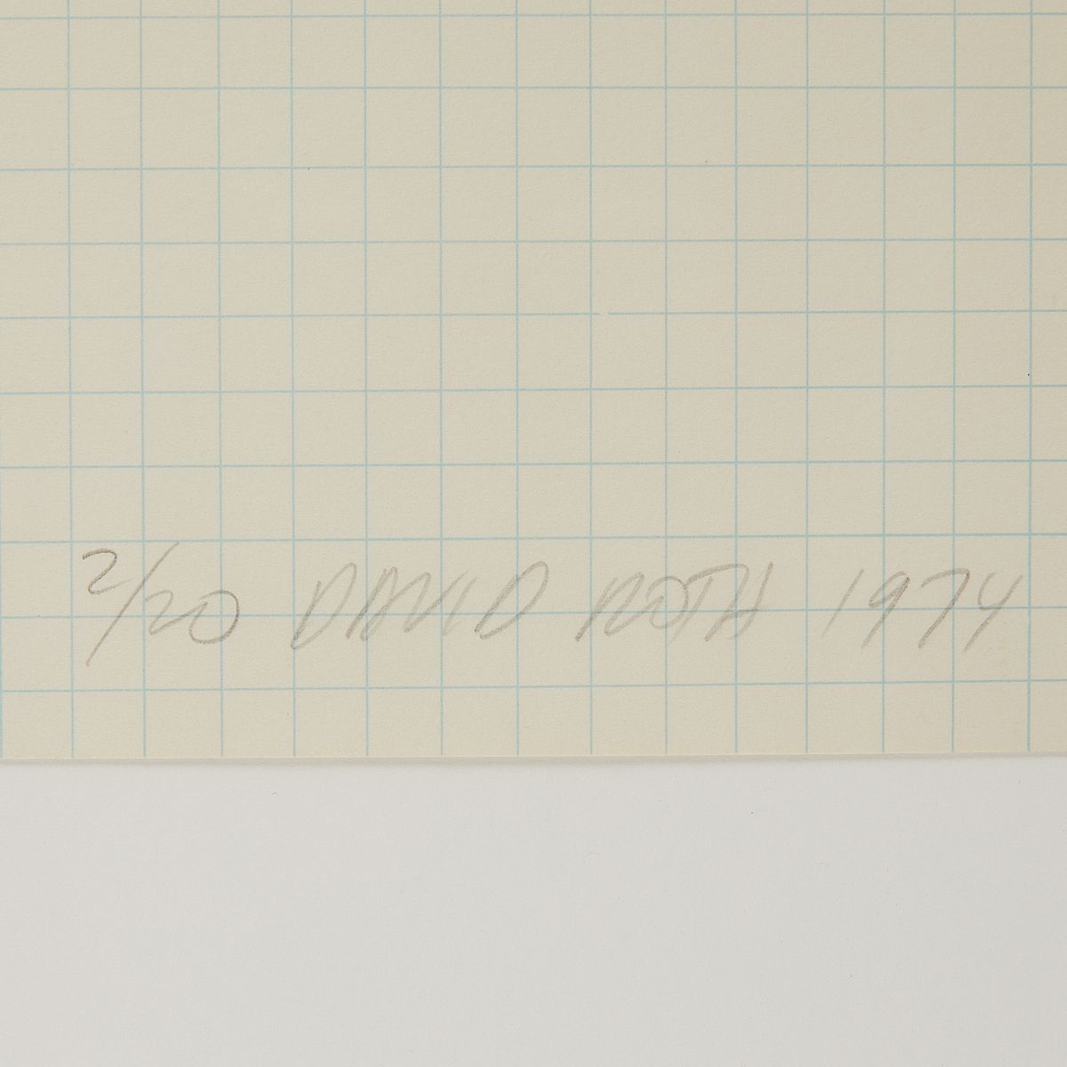 David Roth | David Roth Graph Paper Op-Art Serigraph 1974 (1974 ...