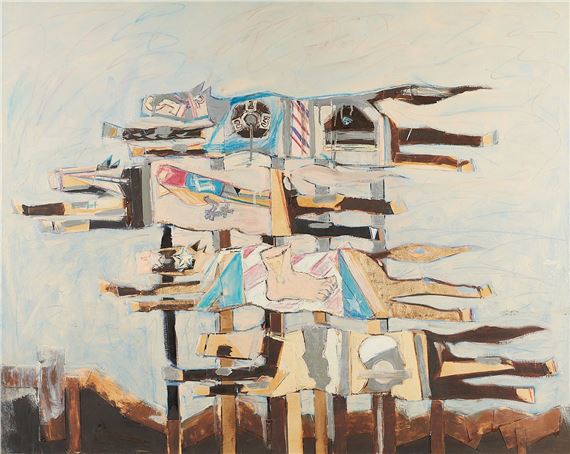 Robert Berkeley Green | Robert Berkeley Green Symbolic Horses Painting ...