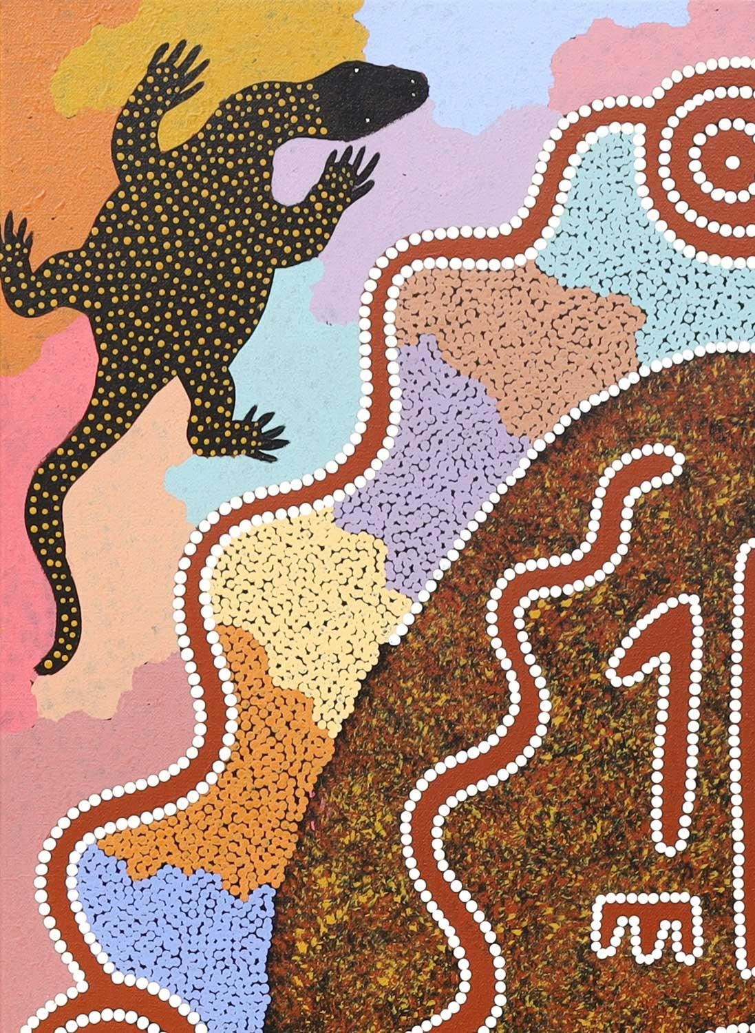 Michael Nelson Tjakamarra | Kangaroo Dreaming | MutualArt