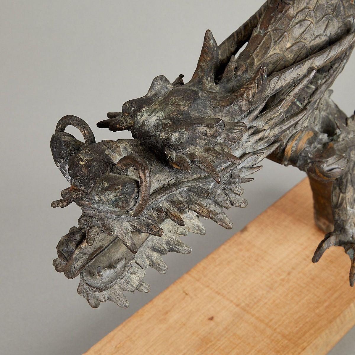 Malcolm Emil Lein | Japanese Meiji Bronze Dragon Sculpture | MutualArt