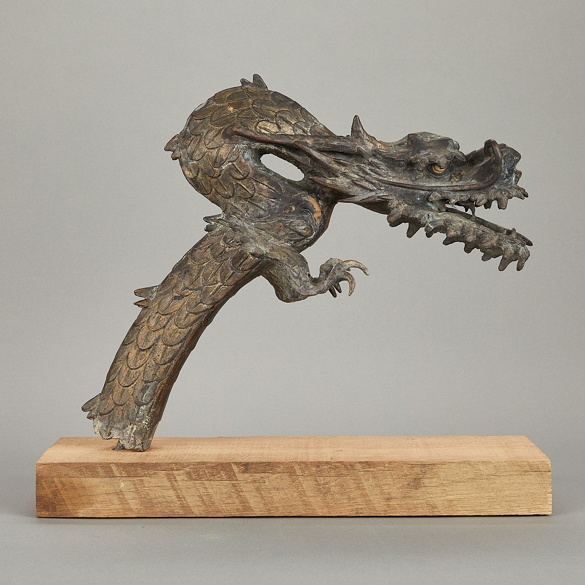 Malcolm Emil Lein | Japanese Meiji Bronze Dragon Sculpture | MutualArt