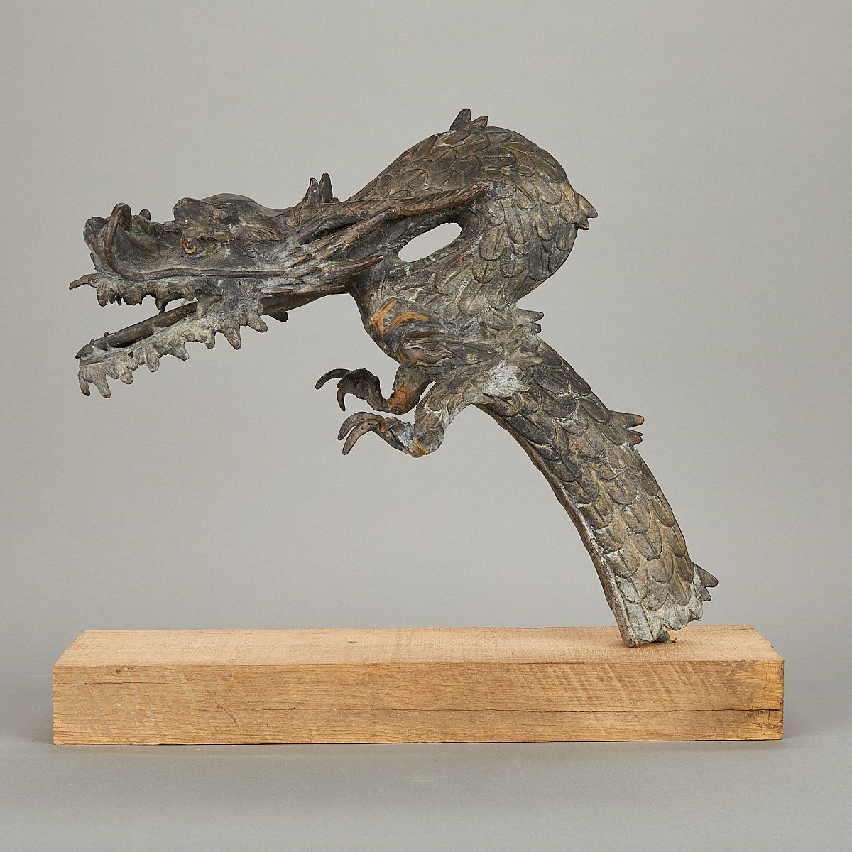 Malcolm Emil Lein | Japanese Meiji Bronze Dragon Sculpture | MutualArt