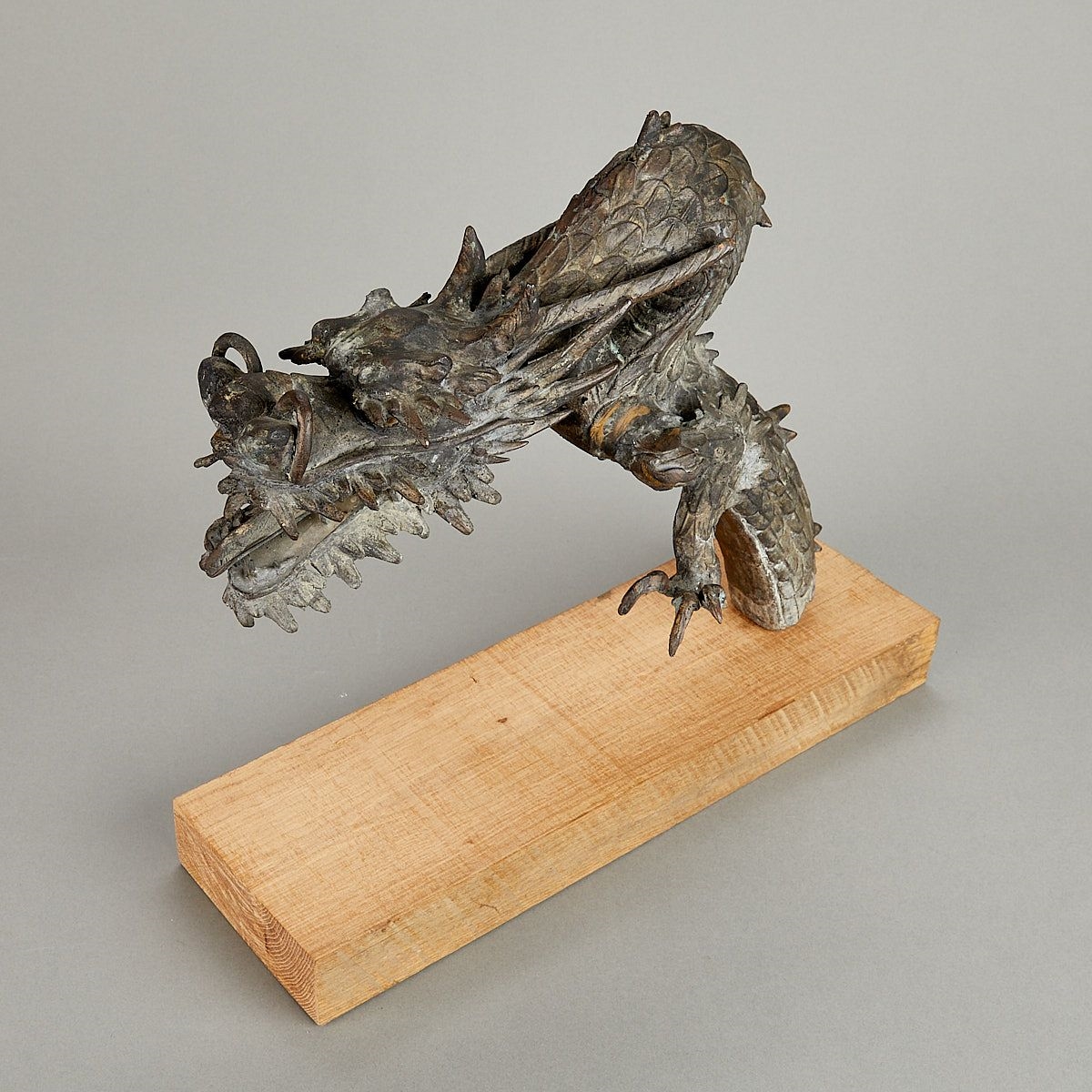 Malcolm Emil Lein | Japanese Meiji Bronze Dragon Sculpture | MutualArt