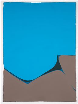 Geri Taper | Geri Taper New York Skyline #6 Acrylic Painting on Paper ...