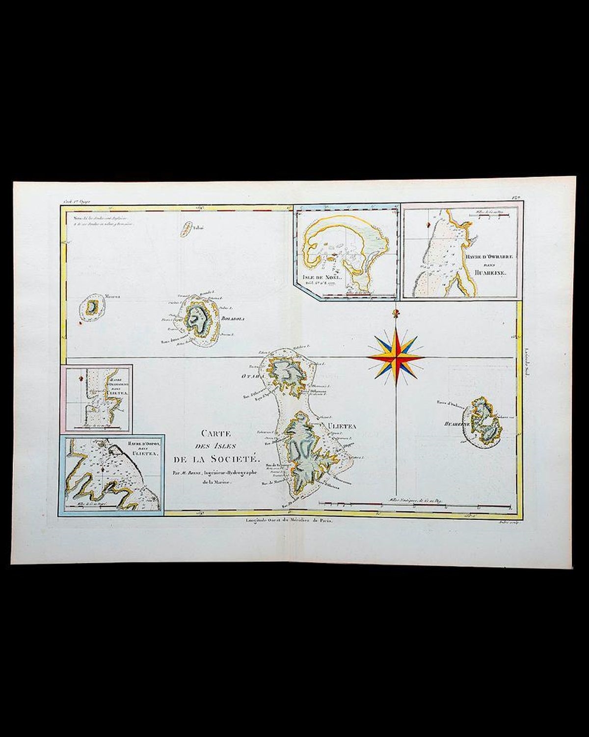 Rigobert Bonne | French Polynesia Map, 18th Century. (18th Century ...