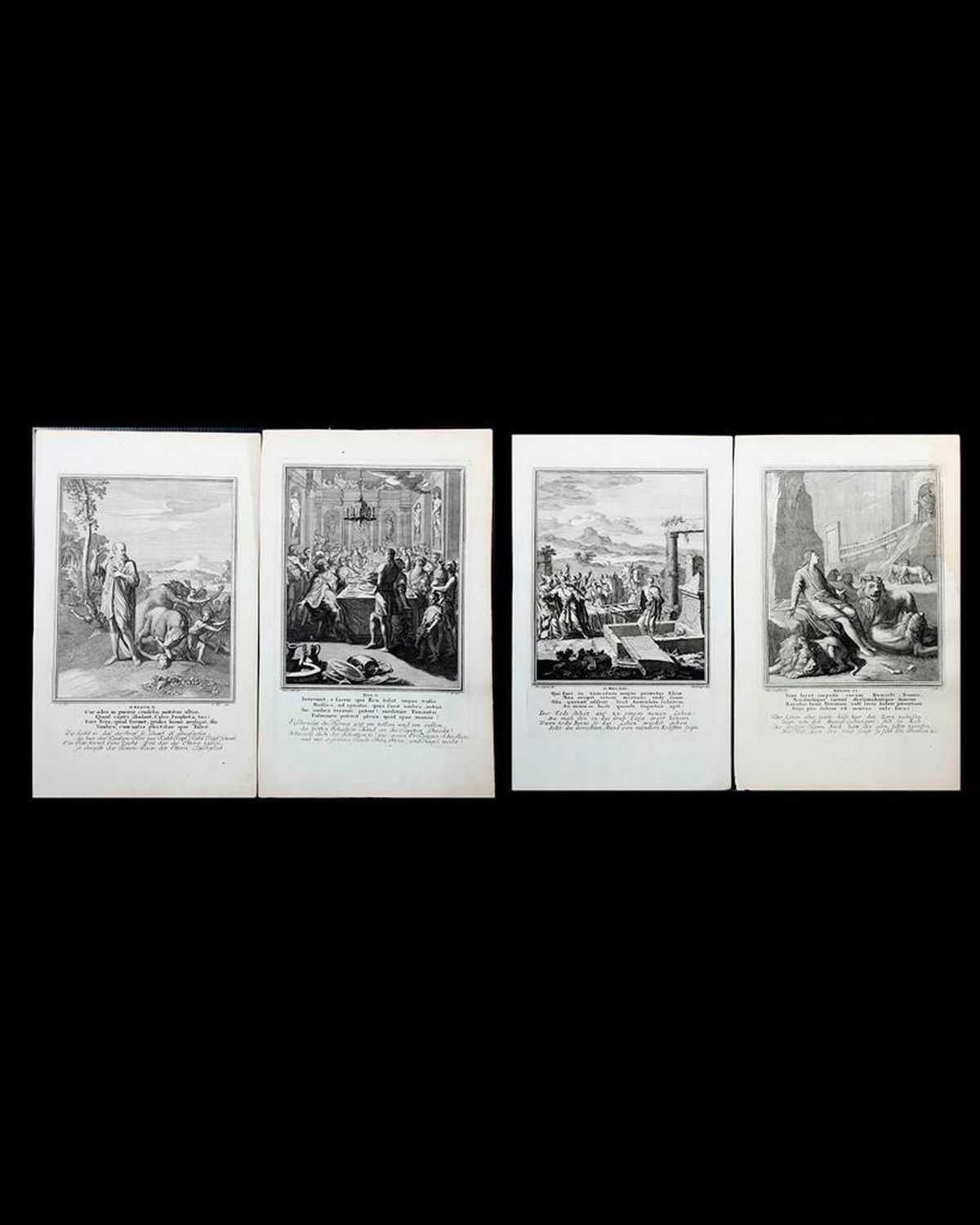 Christoph Weigel | Group of four (4) engravings from: Historiae ...