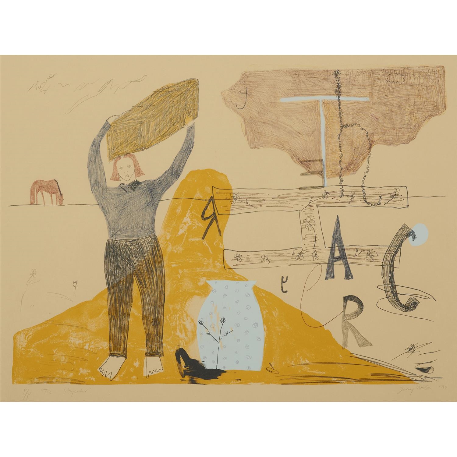 Jenny Watson | The Haycarter (1990) | MutualArt
