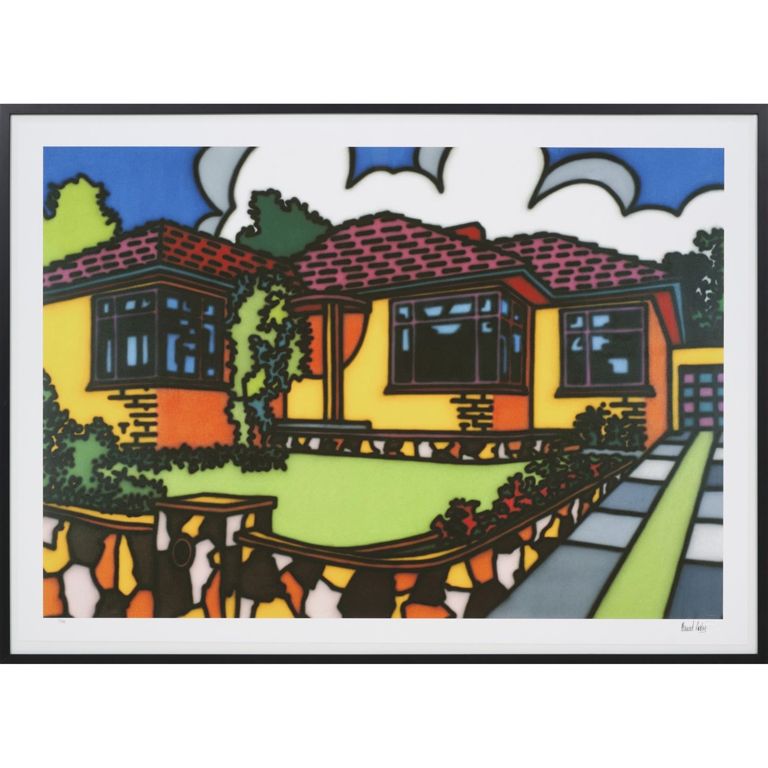 Howard Arkley | Triple Fronted (1988) | MutualArt