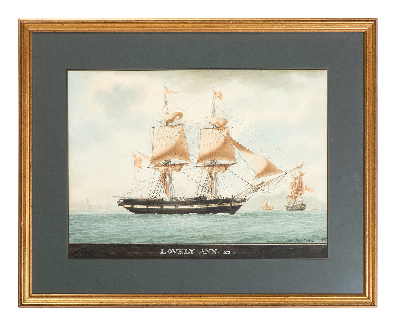 Antoine Roux | Lovely Ann (1822) | MutualArt