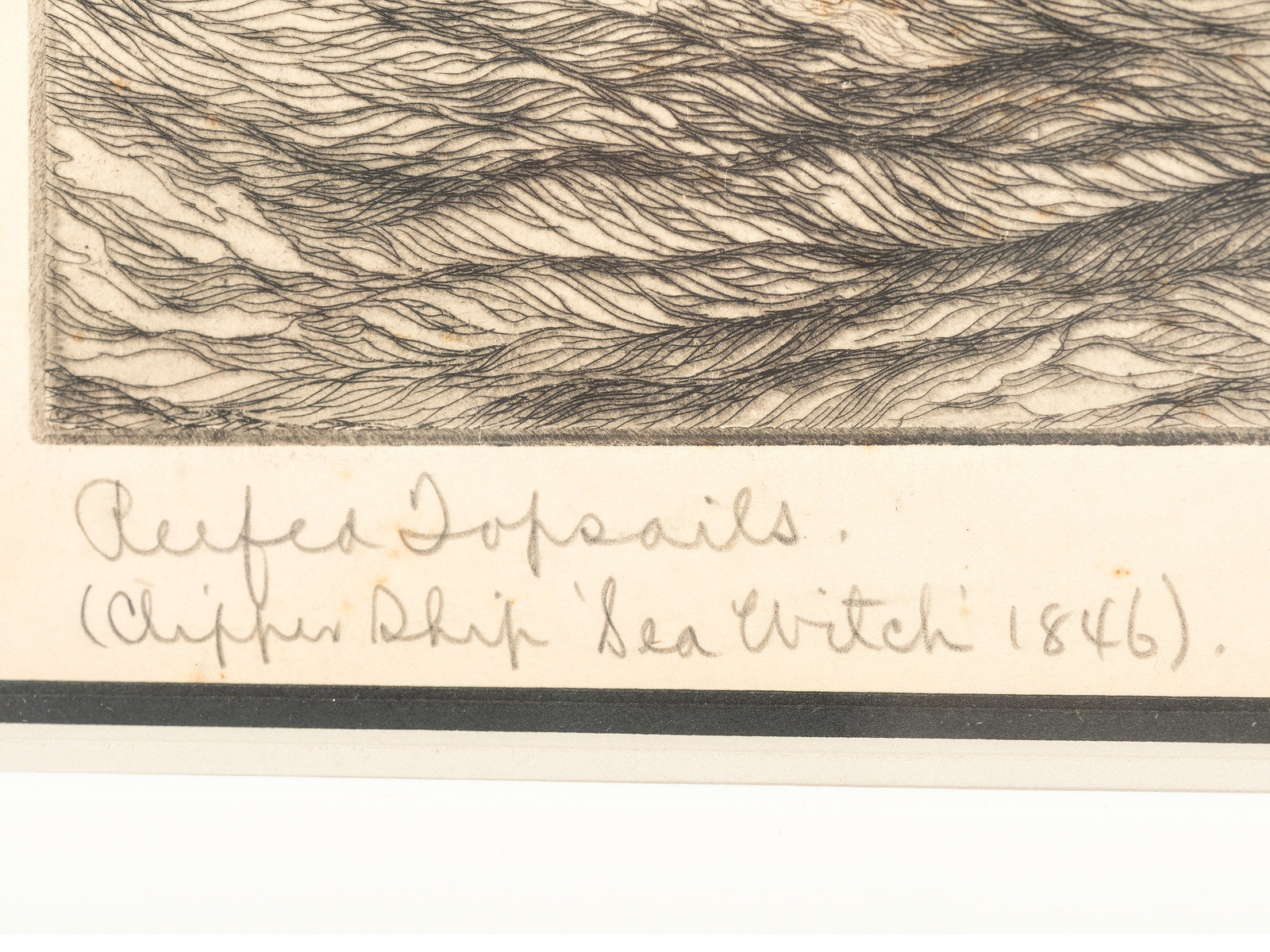 Burnell Poole | Reefed Topsails, Clipper Ship 'Sea Witch', 1846 | MutualArt