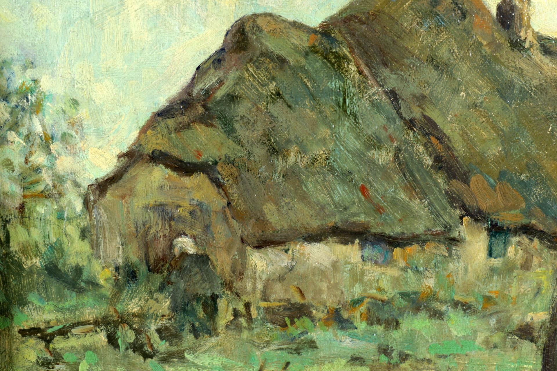 George Claessen | Drents landschap met boerenkar | MutualArt