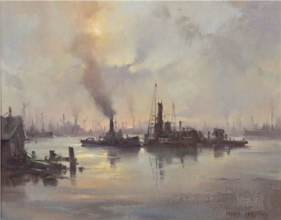 Ivars Jansons | Backwater at Lyrup | MutualArt