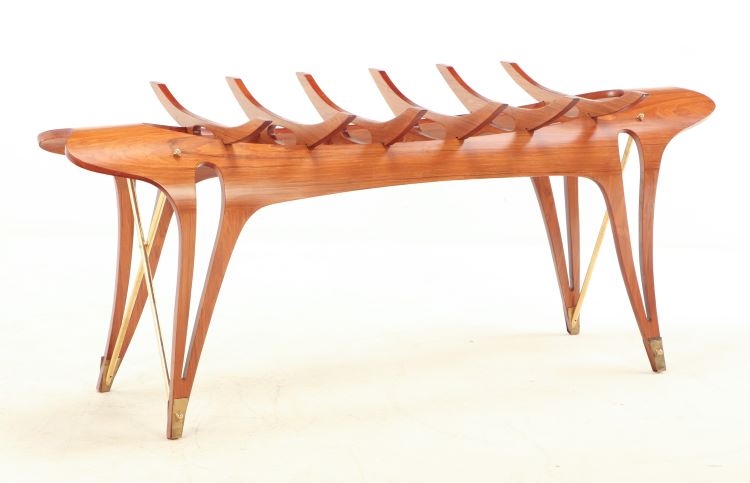 Carlo Mollino | AN IMPORTANT AND UNIQUE DINING TABLE | MutualArt
