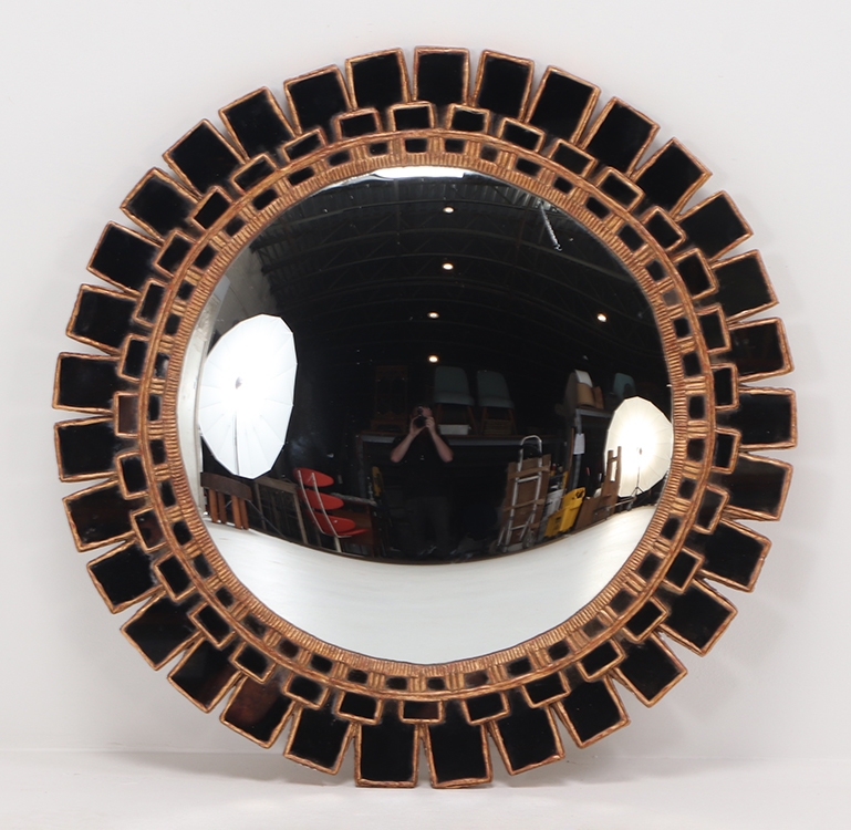 Line Vautrin | Resin and mottled glass mirror in the manner of Line ...